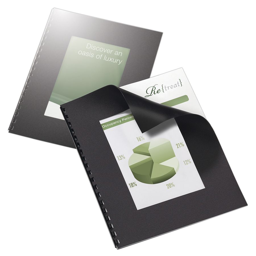 GBC ProClick Do It Yourself Presentation Kit 516 Spines Clear ...