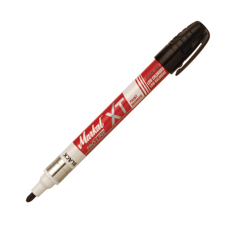 Markal PRO LINE XT Paint Marker Medium Bullet Point Black - Office Depot