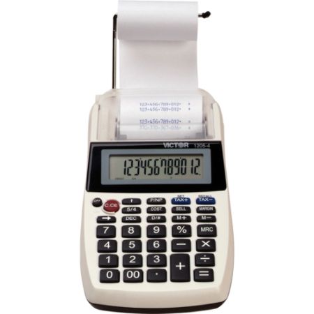 Victor 1205 4 Commercial Desktop Printing Calculator - Office Depot