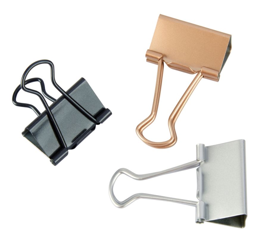 Office Depot Brand Binder Clips 1 14 140 Sheet Capacity Silver Pack Of ...