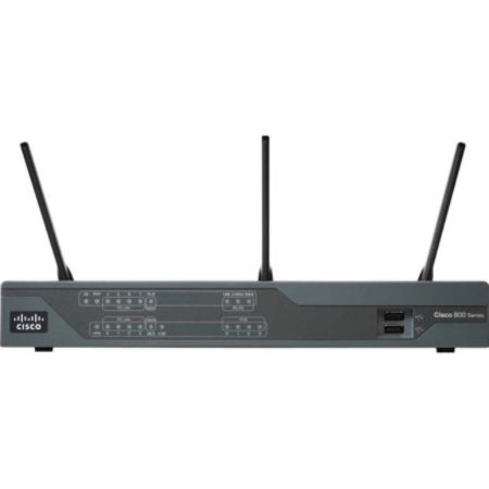 Cisco 897VA Gigabit Ethernet Security Router 9 Ports PoE Ports ...