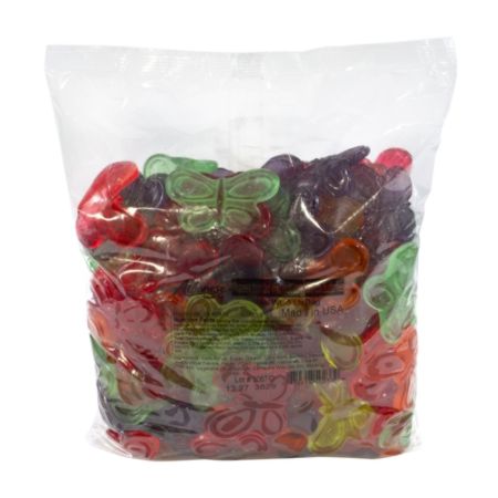 Albanese Confectionery Gummies Large Gummy Butterflies 5 Lb Bag ...