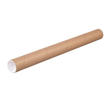 Office Depot Brand Kraft Mailing Tubes With Plastic Endcaps 1 12 x 6 ...