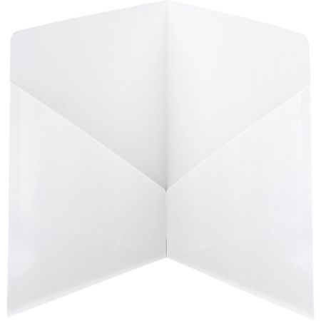 Smead Classic 2 Pocket Folders White Box Of 25 Folders - Office Depot