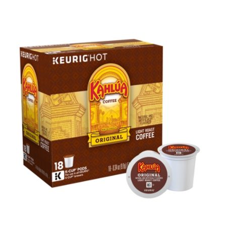 Kahlua Coffee K Cup Pods Box Of 18 - Office Depot